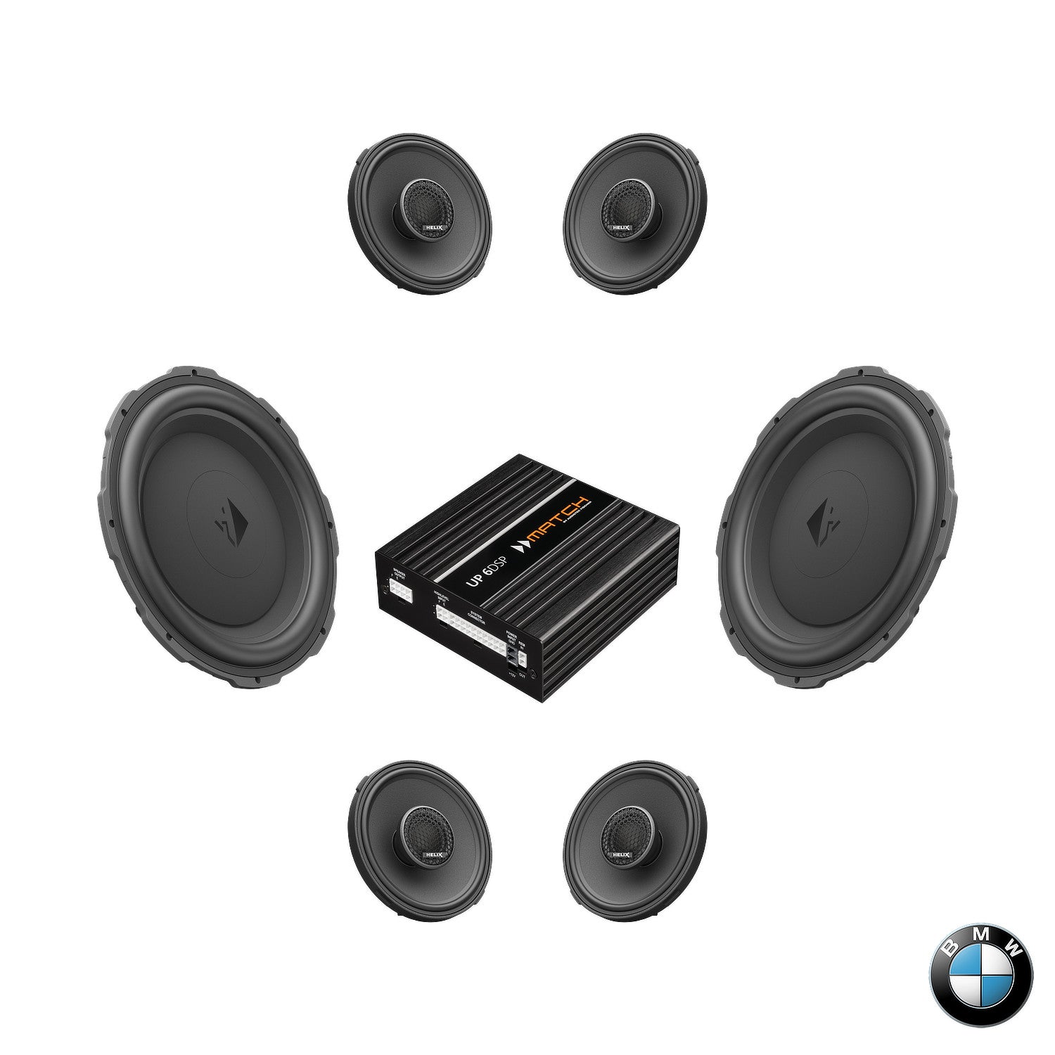 BMW Basic Sound F Gen - Speaker & Subwoofer DSP Amplified Package | HE